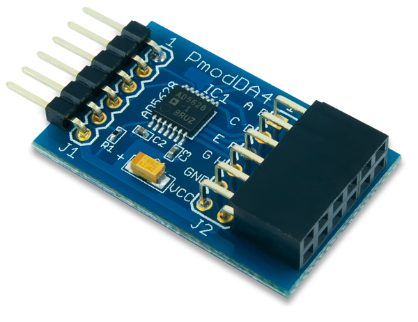 Digilent Pmods -数模转换器- Digilent博客 - 万博体育matext网页版