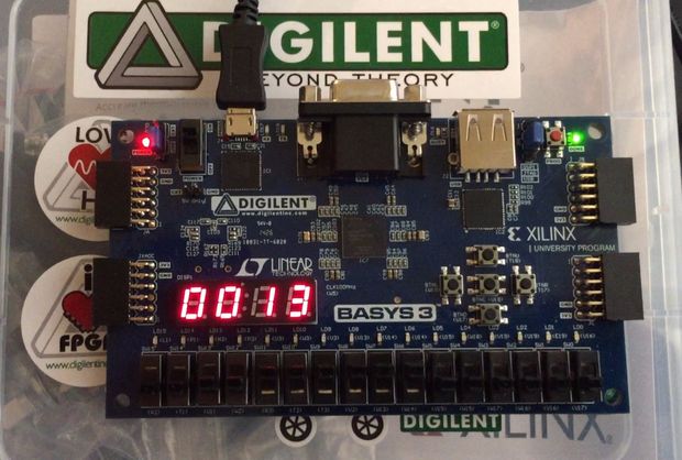 使用Verilog和Basys 3制作一个秒表- Digilent博客 - 万博体育matext网页版